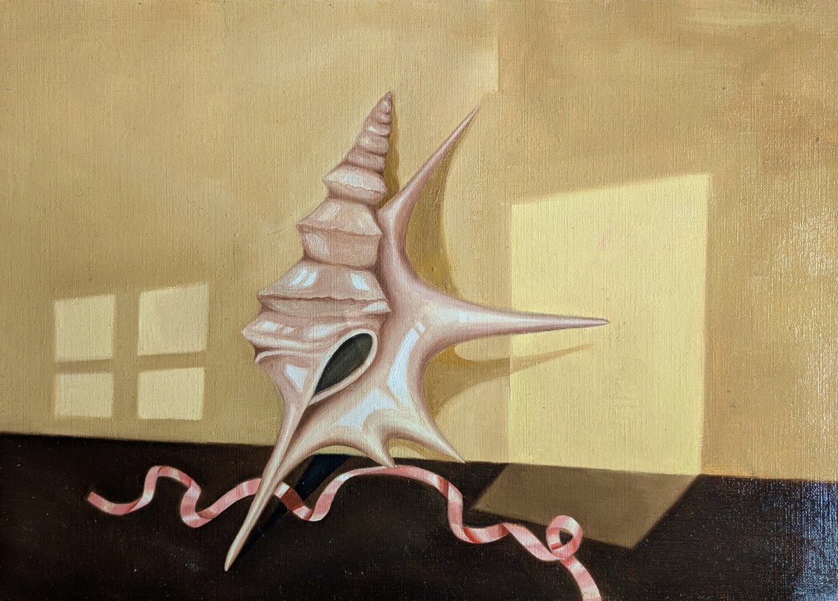 Sun-spill and Shell Oil painting by Mihone Forsyth | Artfinder