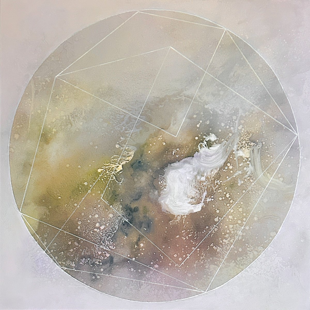 Magical dimension Mixed-media painting: Ryoko Minamitani | Artfinder