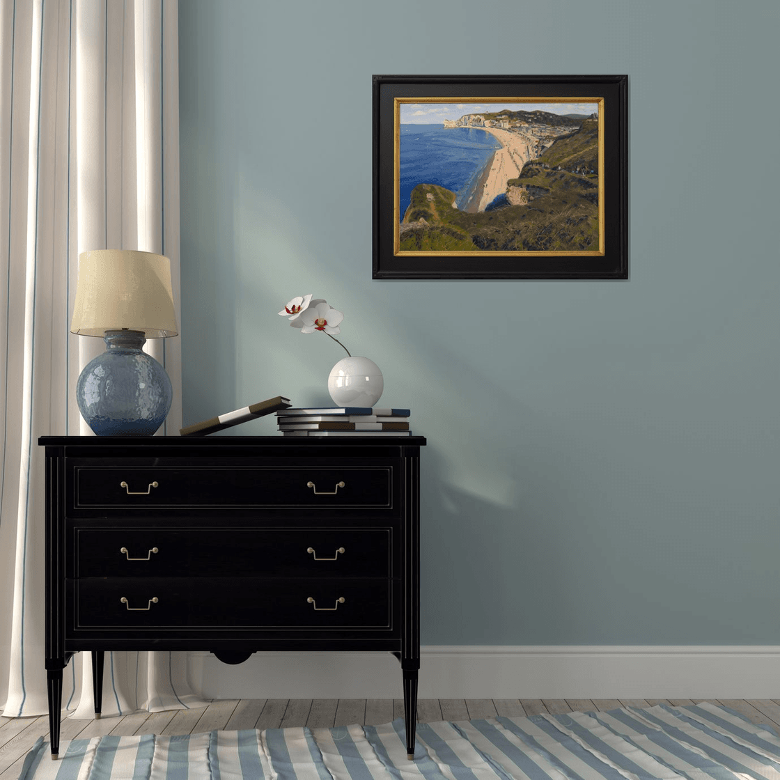Cliffs of Etratat II Oil painting: Daniel Brian Fishback | Artfinder