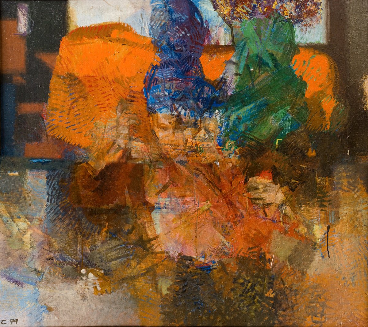 "Shapes" Oil painting: Eugene Segal | Artfinder