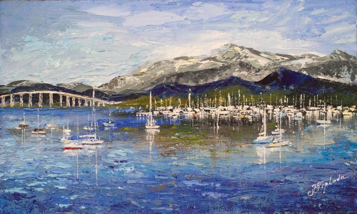 "HOBART. AUSTRALIA" Oil painting: Tetiana Tiplova | Artfinder