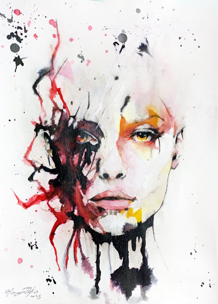 States of agitation Ink drawing: Maurizio Puglisi | Artfinder