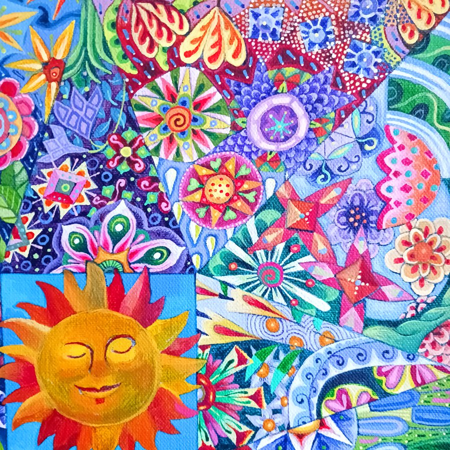 Sol Acrylic painting by Imogen Skelley | Artfinder