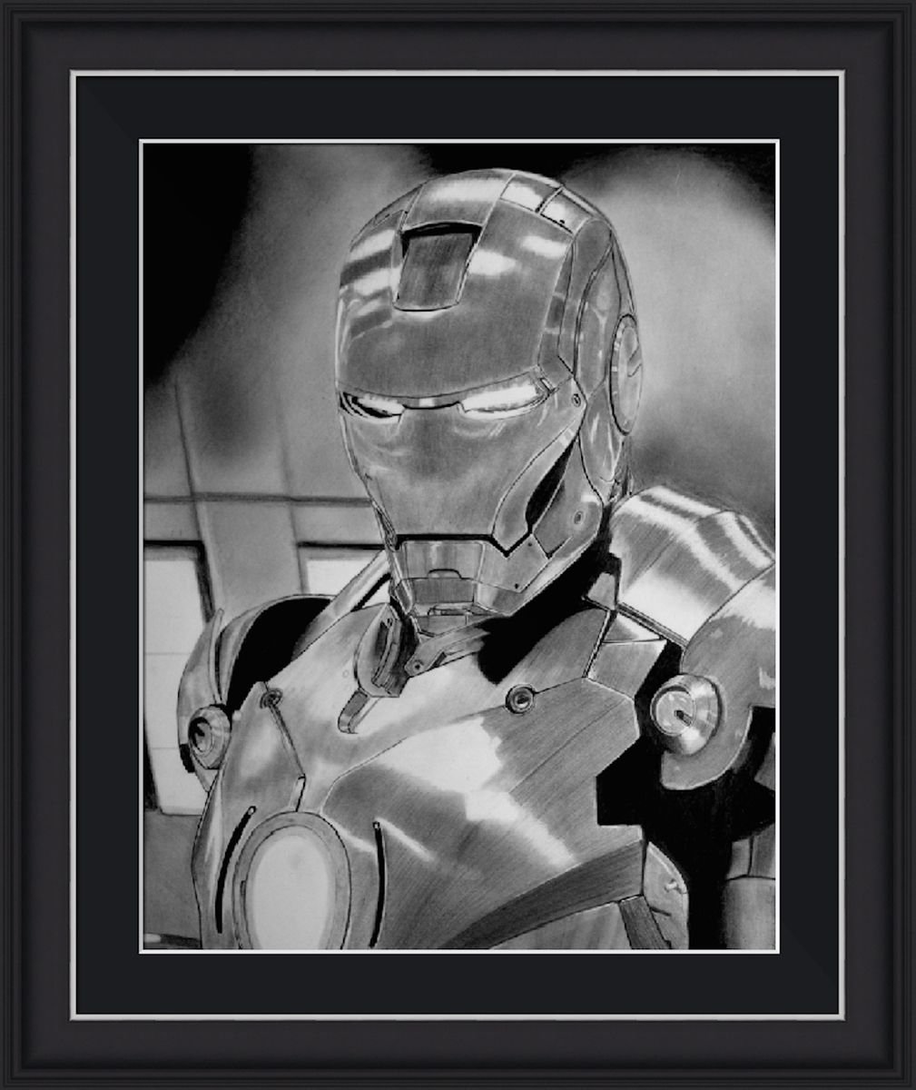 Iron Man Pencil Sketch