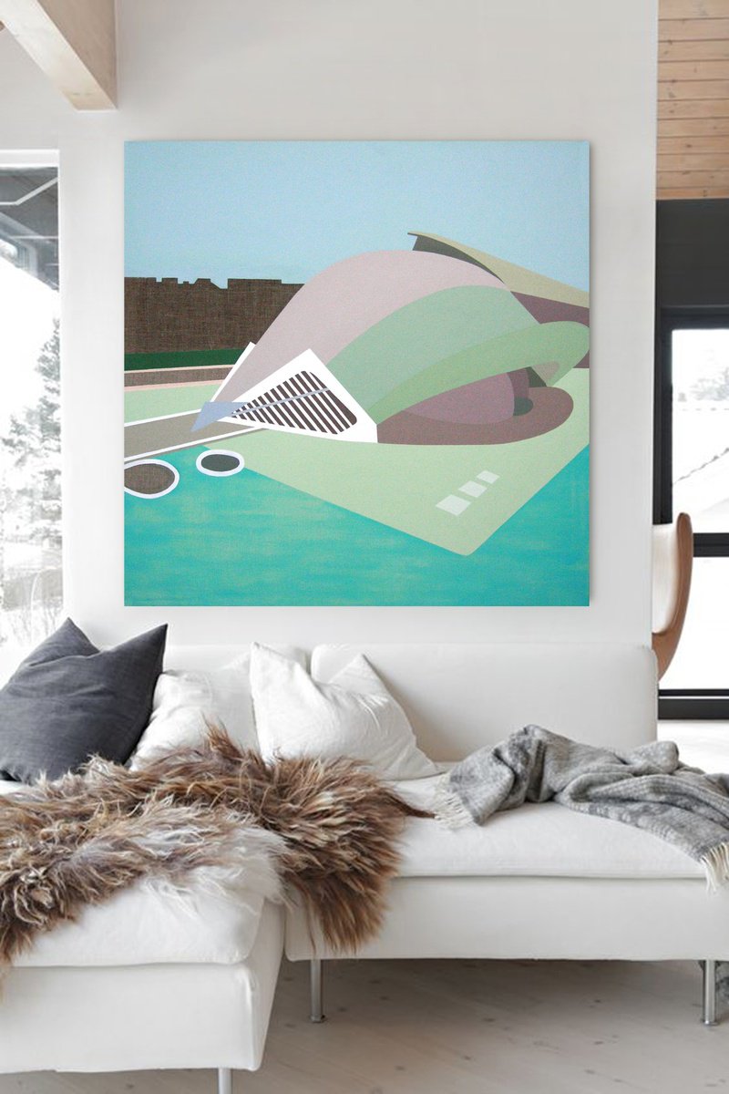 Valencia 4 Acrylic painting: Lucie Jirku | Artfinder