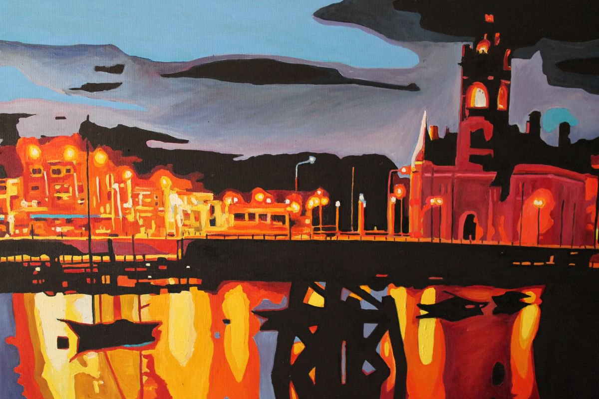Cardiff Bay (2014) Painting by Emma Cownie | Artfinder