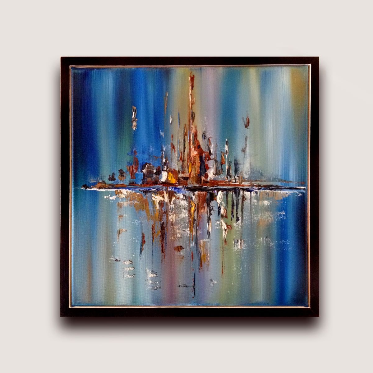 Abstract - Division Oil painting: Matthew Withey | Artfinder