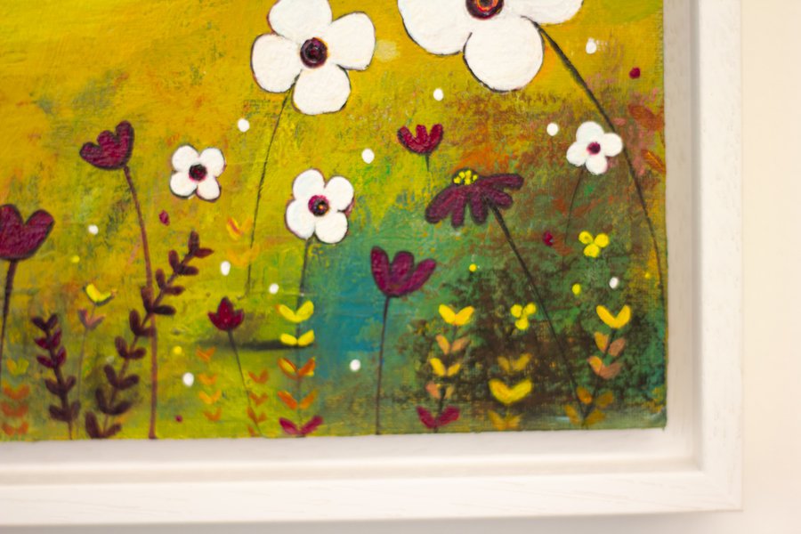 'In the Heart of Spring' Acrylic painting by Layla Khani (aka Laylart ...