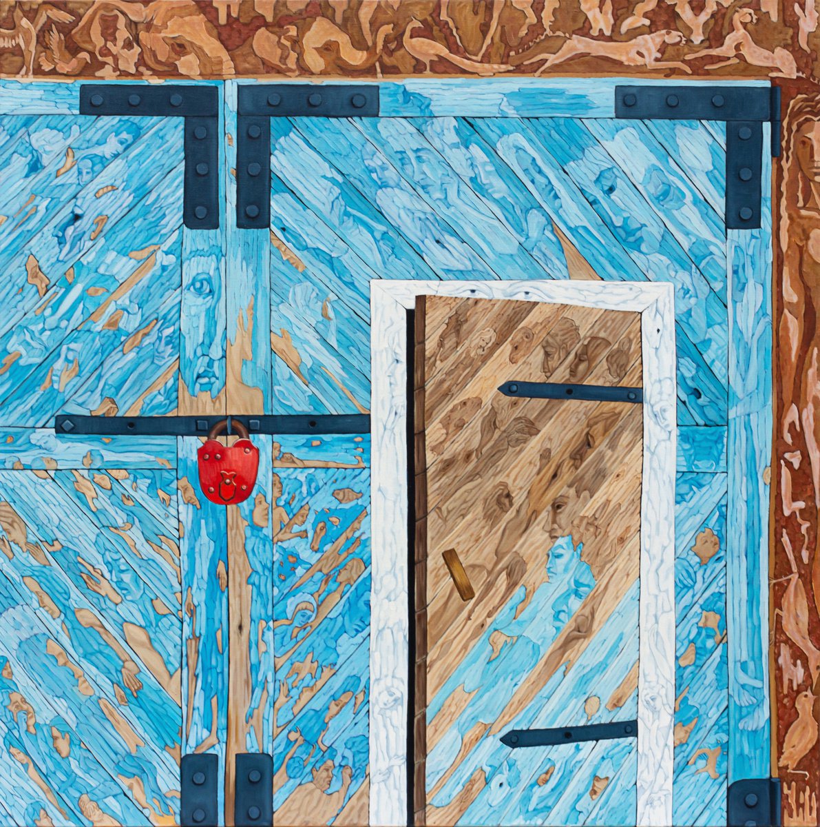 The Doors. There’s a way in. Part II Oil painting by Elena Zima | Artfinder