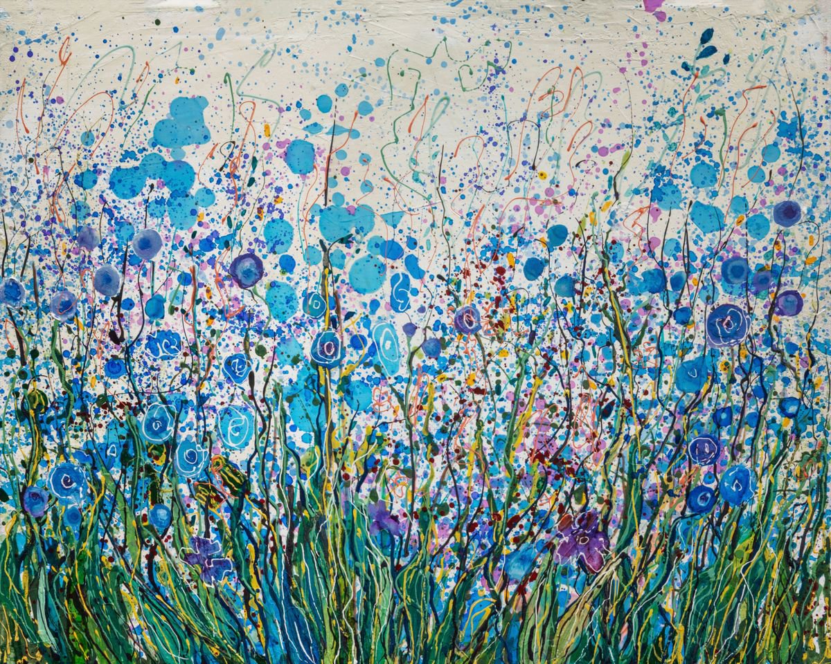 Mid Summer Meadow Flowers - Original Painting | Artfinder