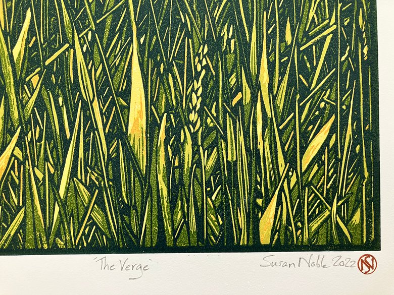 The Verge (version 1) Linocut by Susan Noble | Artfinder
