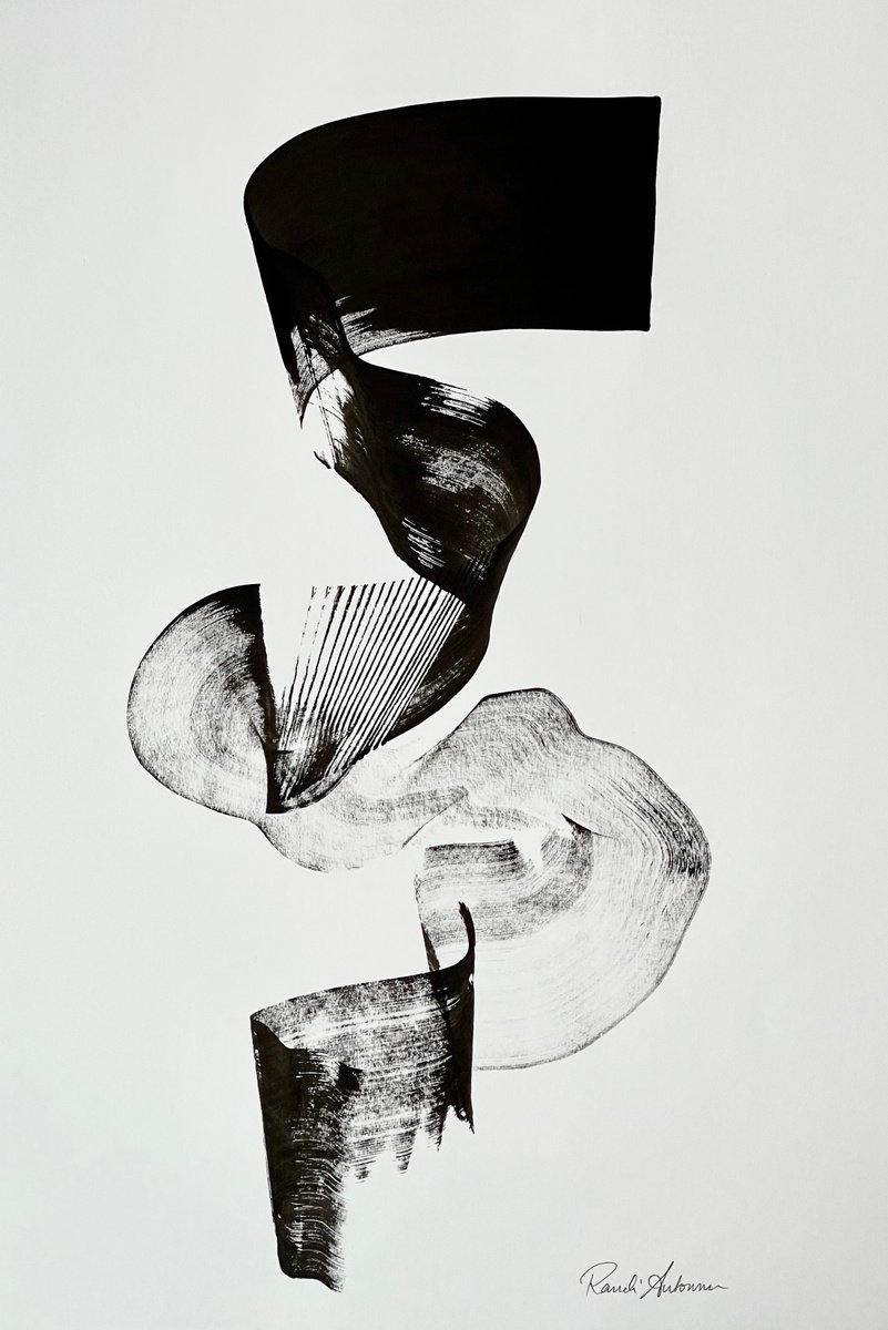 Silk Poem Ink drawing by Randi Antonsen | Artfinder