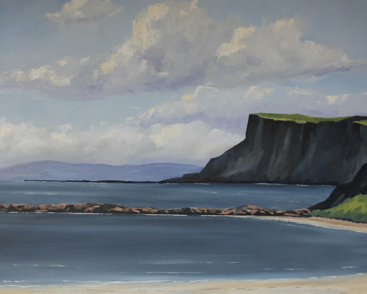 Fairhead, Co Antrim, Ireland Oil painting: John Halliday | Artfinder