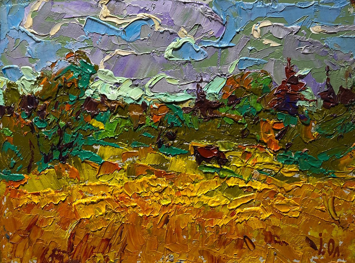 Field and forests Oil painting: Kalenyuk Alex | Artfinder