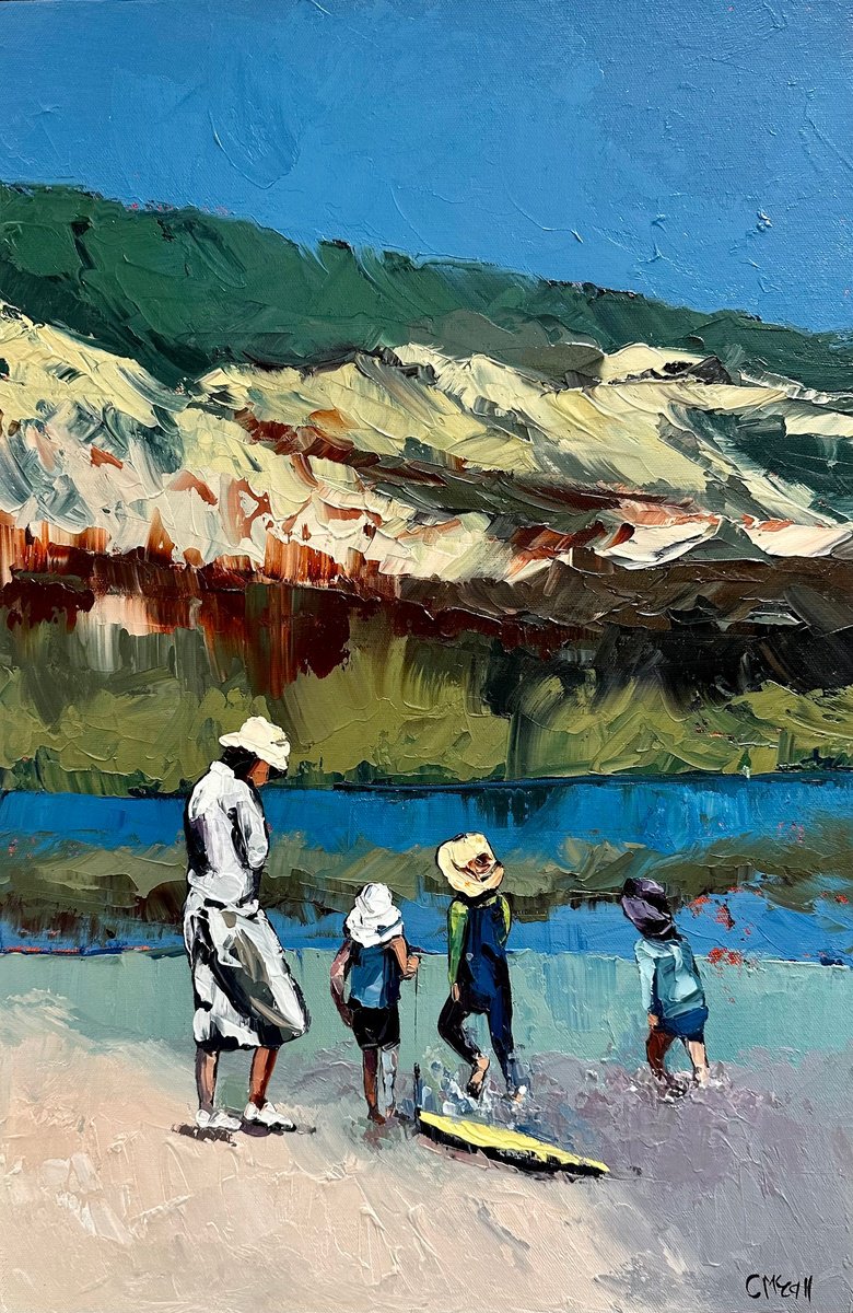 Rockpool Treasures Oil painting by Claire McCall | Artfinder