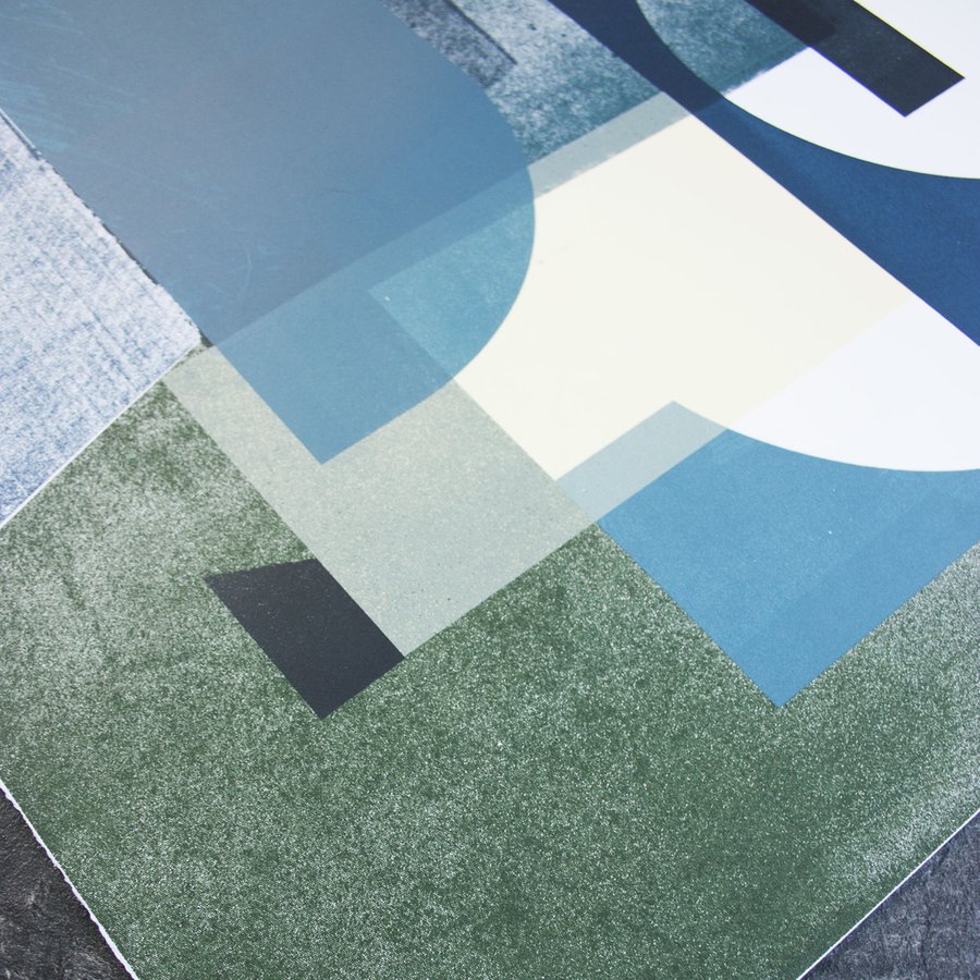 Form Vs Shape Screenprint by Angus Vasili | Artfinder