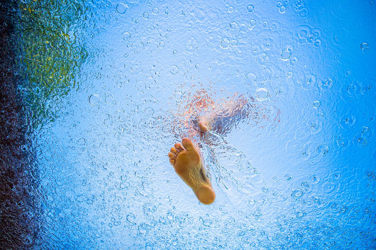 Underwater Foot Photograph by Robert Houser | Artfinder
