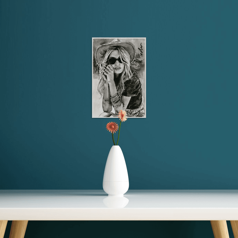 Summer style Ink drawing: Tashe | Artfinder