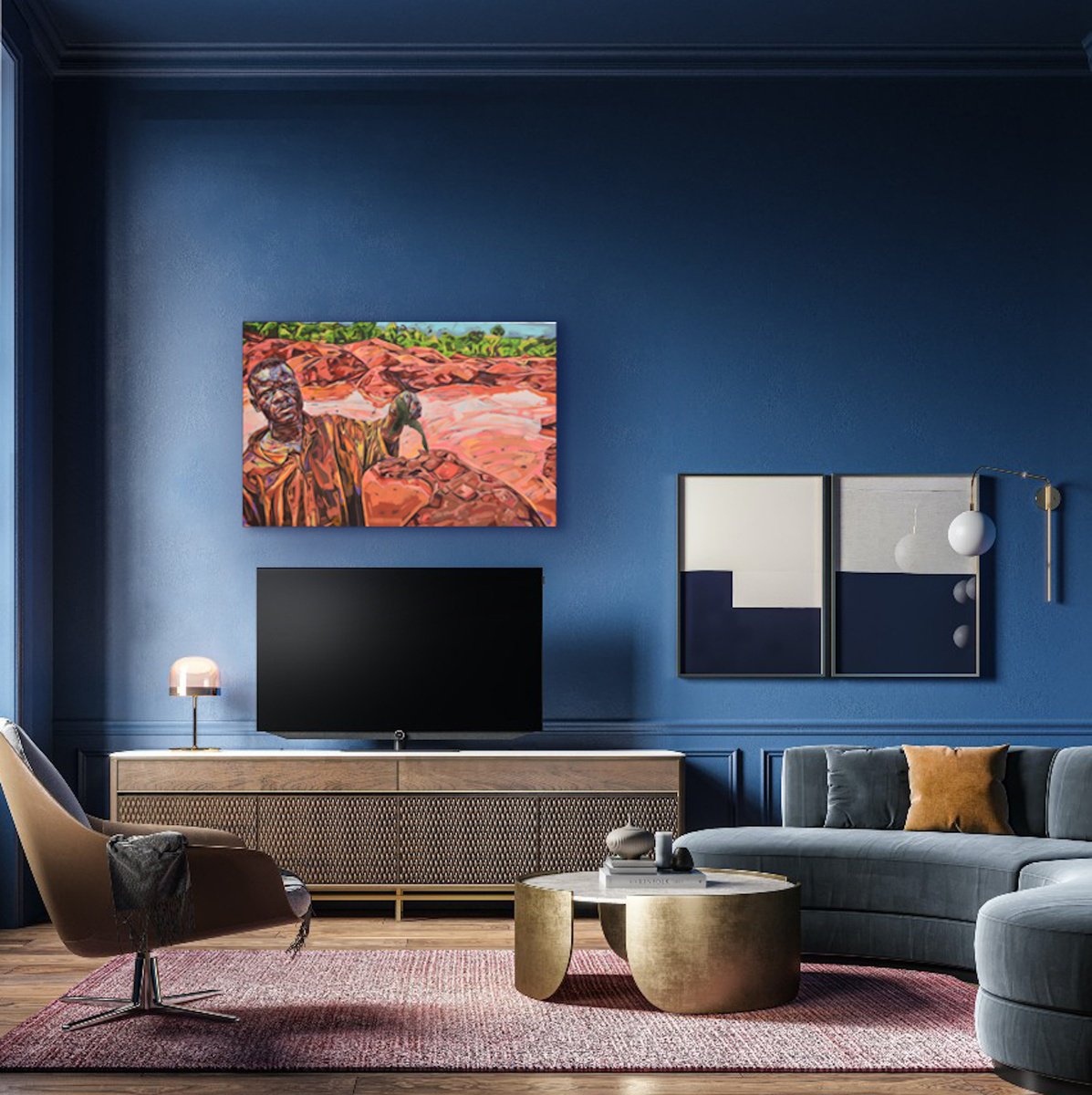 Coltan in the DRC Oil painting: Paul Ward | Artfinder