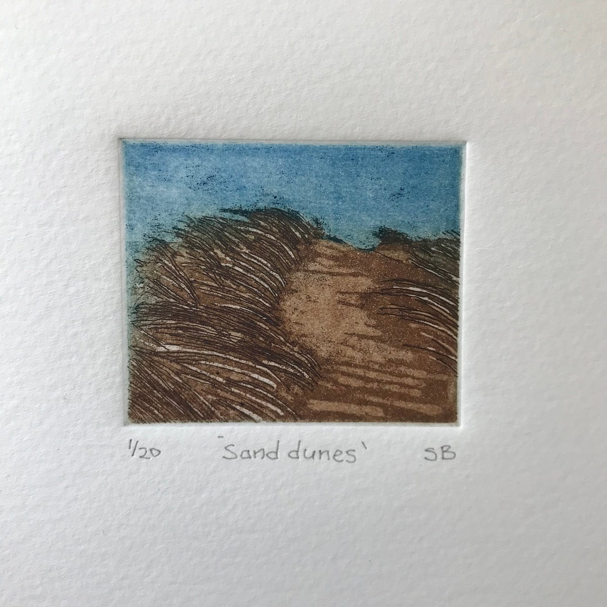 Sand dunes. Etchings & engravings: Stephen Brook | Artfinder
