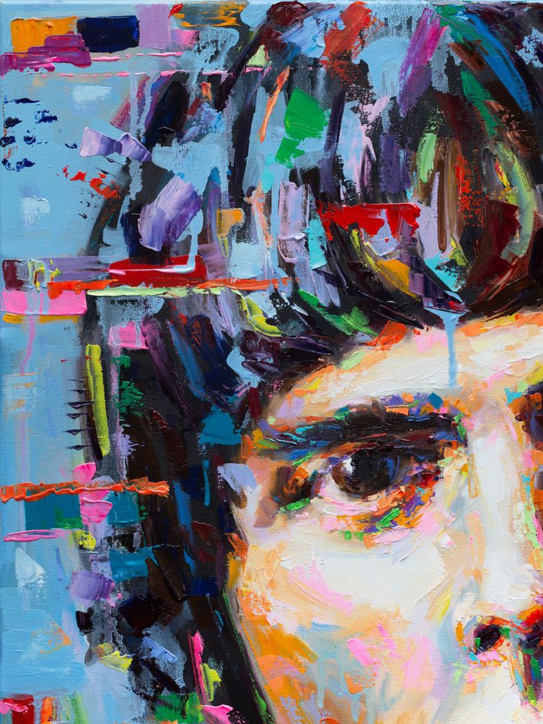 Ted Oil painting by Oleksandr Balbyshev | Artfinder