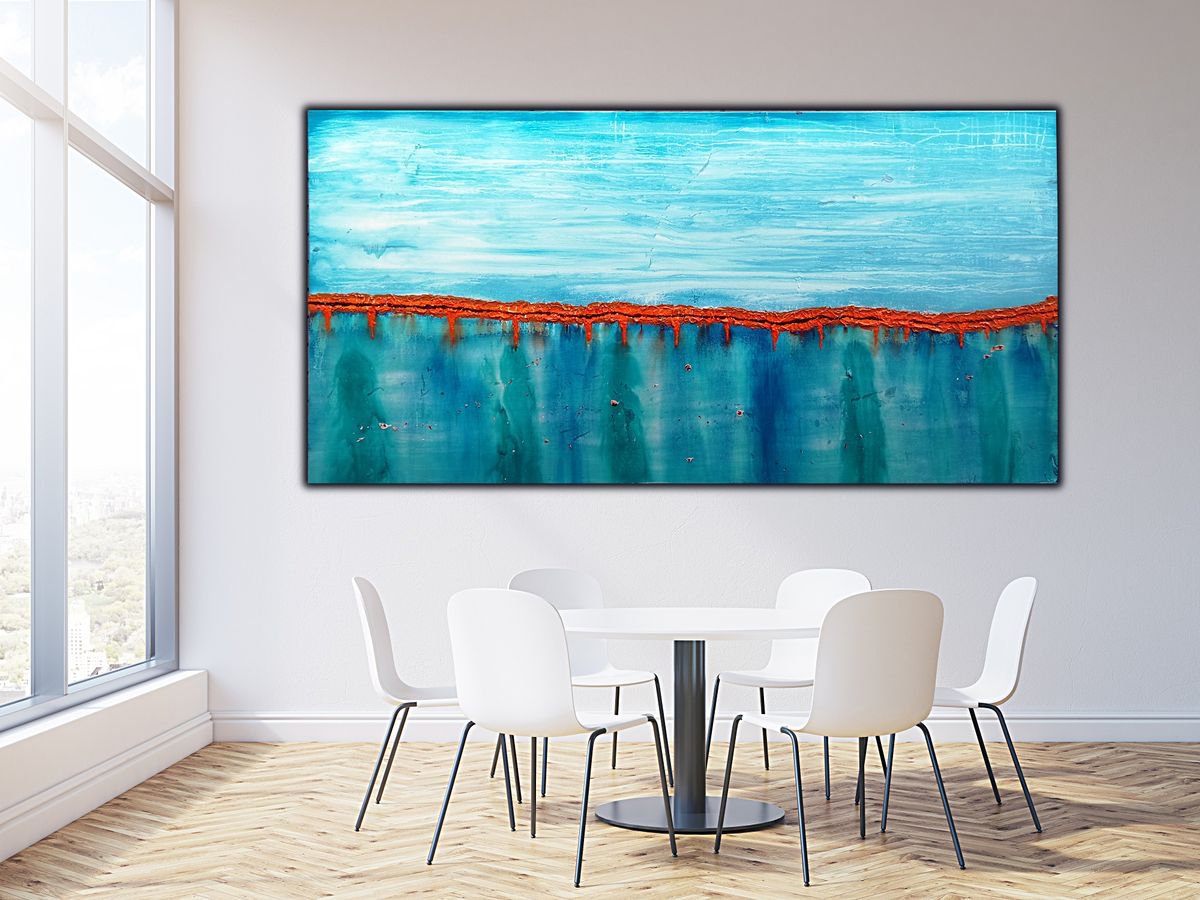 Zeitgeist - Extra Large Artwork - No2 ! Acrylic painting: Branisa Beric ...