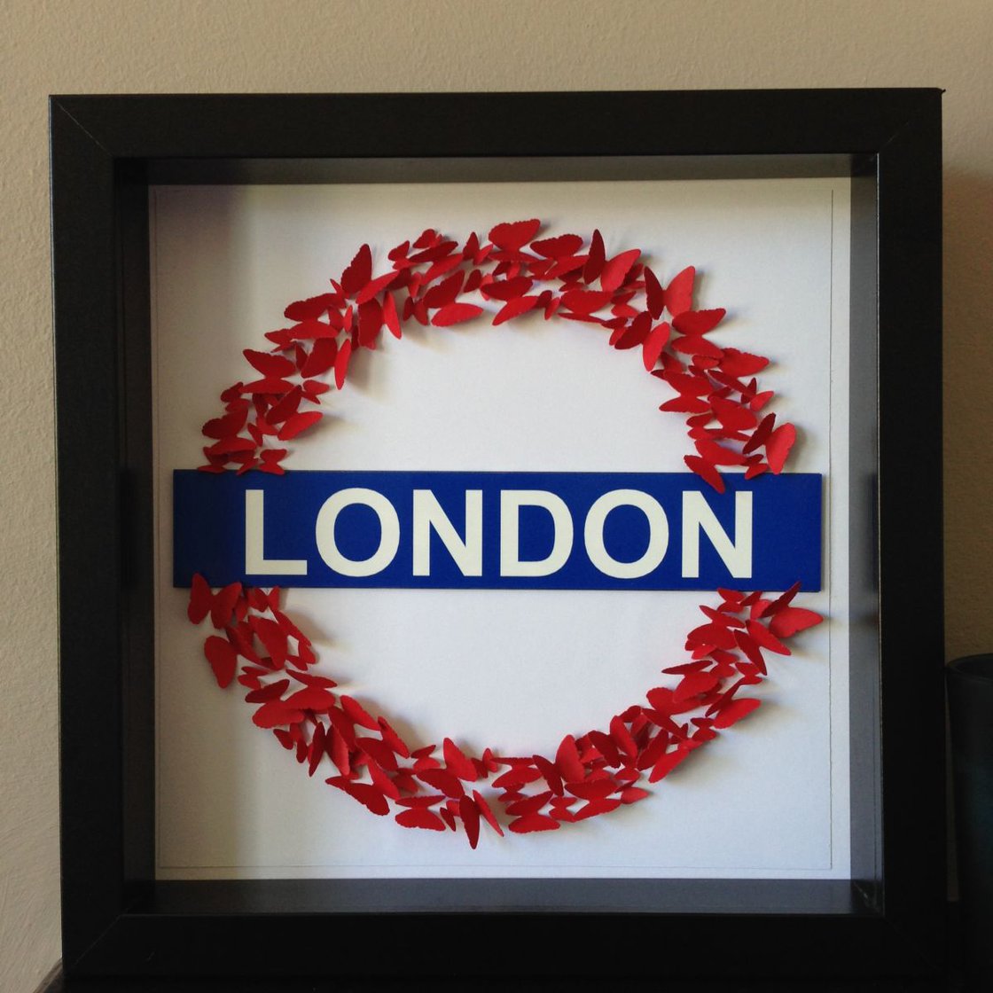 London Underground Sign 3D Collage by Hernan Reinoso | Artfinder