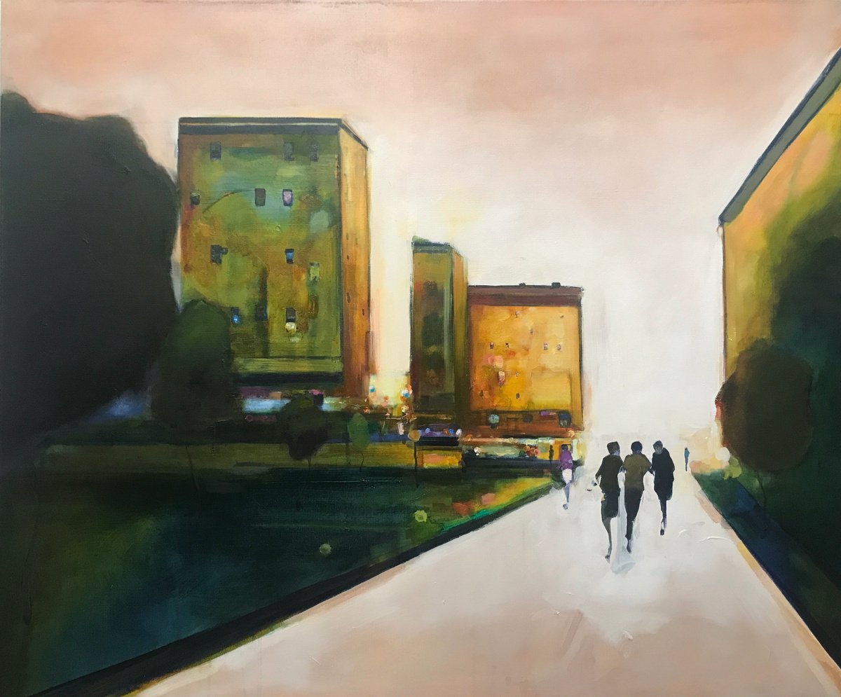 Skonz 2 Oil painting: Romuald Mulk Musiolik | Artfinder
