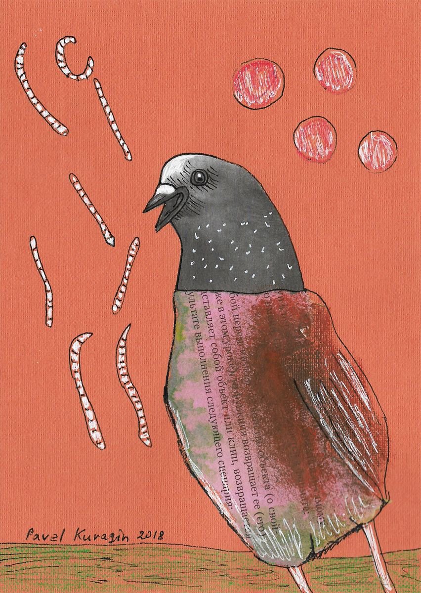 Worm rain Collage by Pavel Kuragin | Artfinder