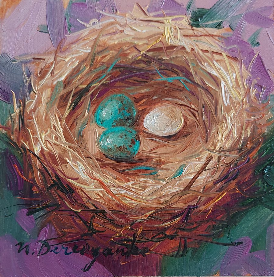 Nest Oil painting: Nataly Derevyanko | Artfinder