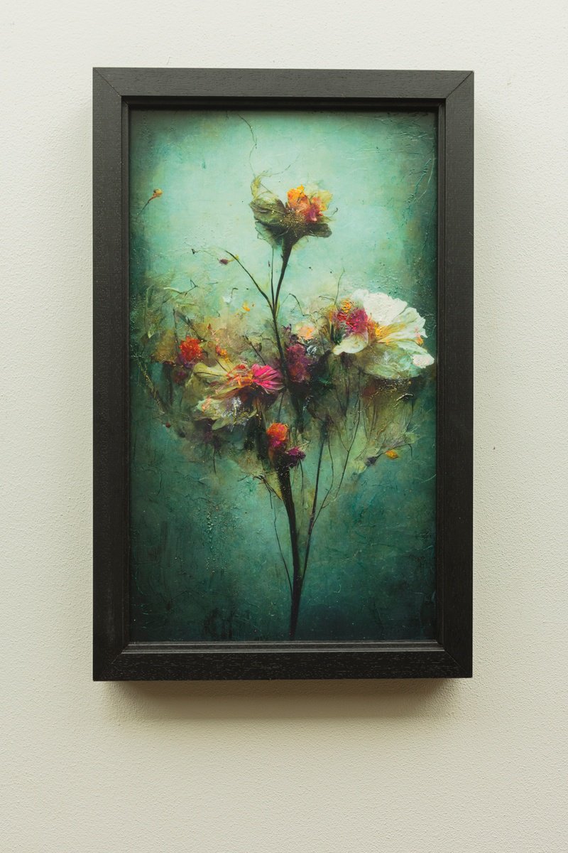 Floral Decay I Mixed-media painting by Teis Albers | Artfinder