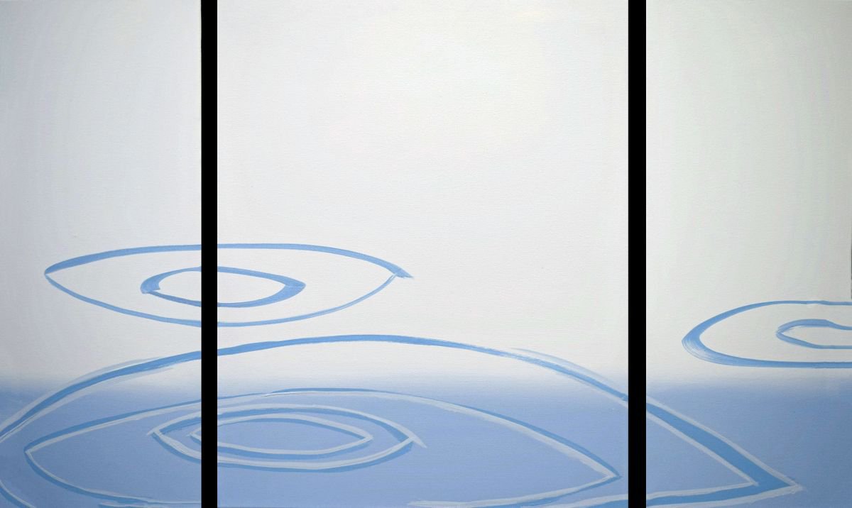 The Secret of Blue Water Acrylic painting by Stuart Wright | Artfinder