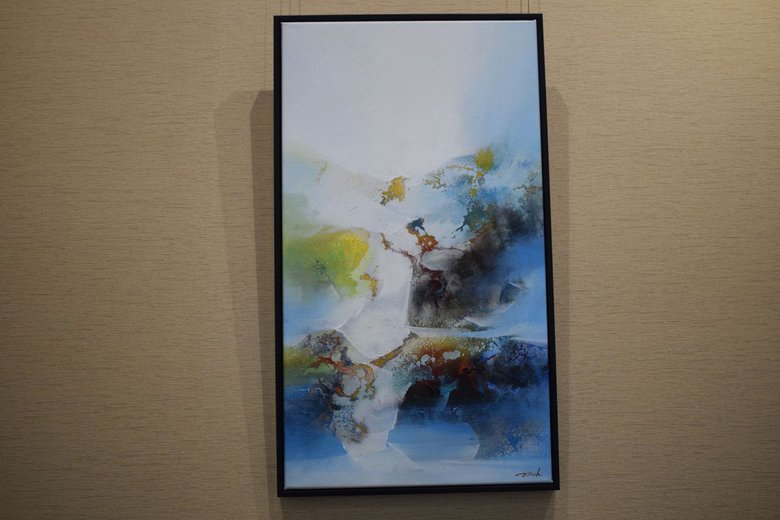 Blue symphony Oil painting: David Rosh | Artfinder