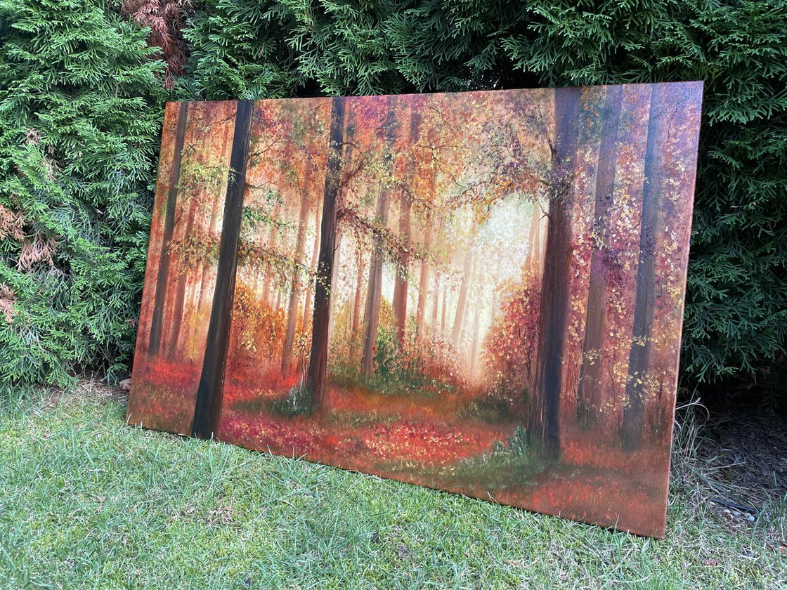 Autumn Spell - Autumn series Oil painting by Tanja Frost | Artfinder