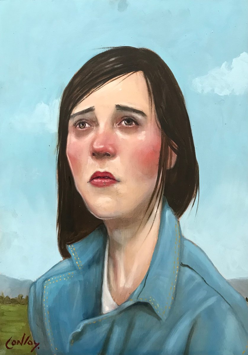 The Long Gaze Oil painting: Pete Conroy | Artfinder