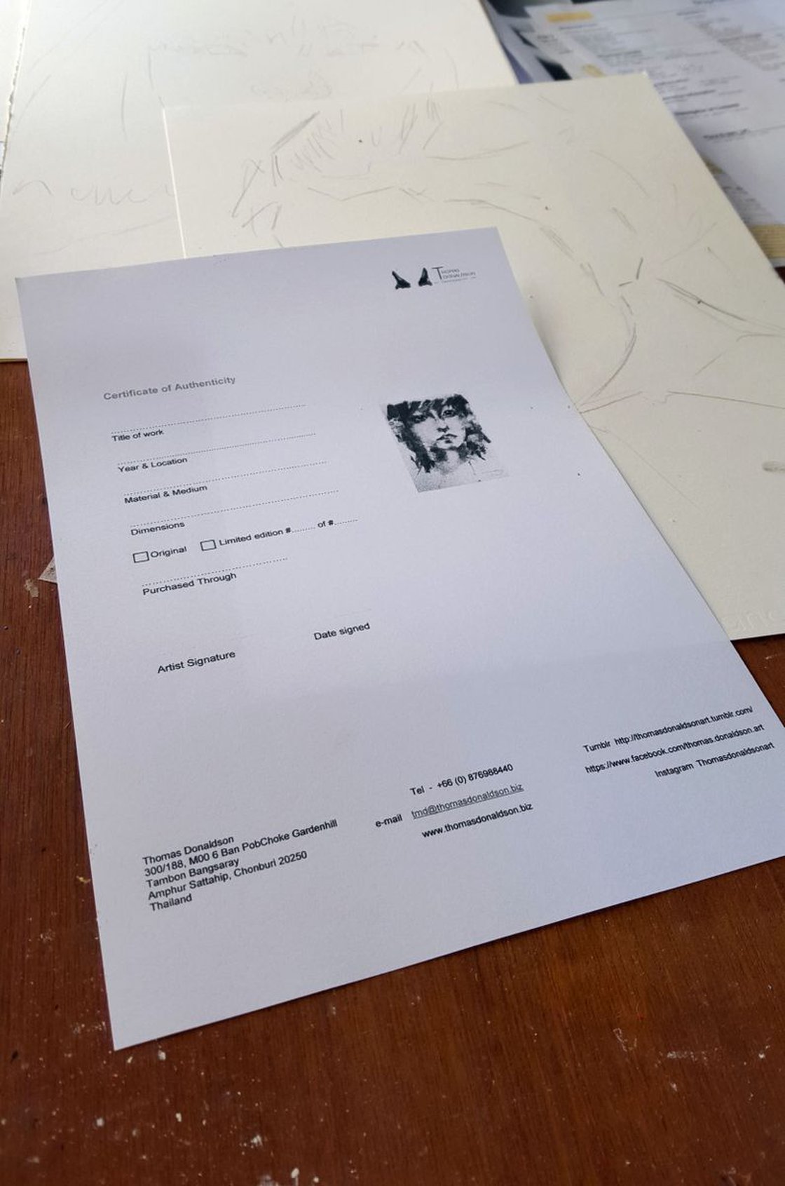 8-10-18 standing figure Drawing: Thomas Donaldson | Artfinder