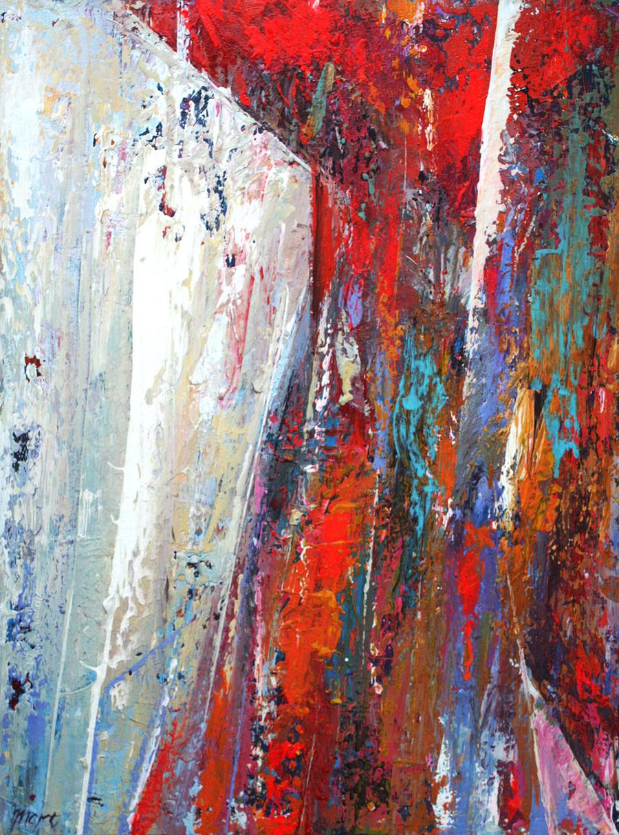 Original Acrylic Painting - Serenity by Veljko Martinovic