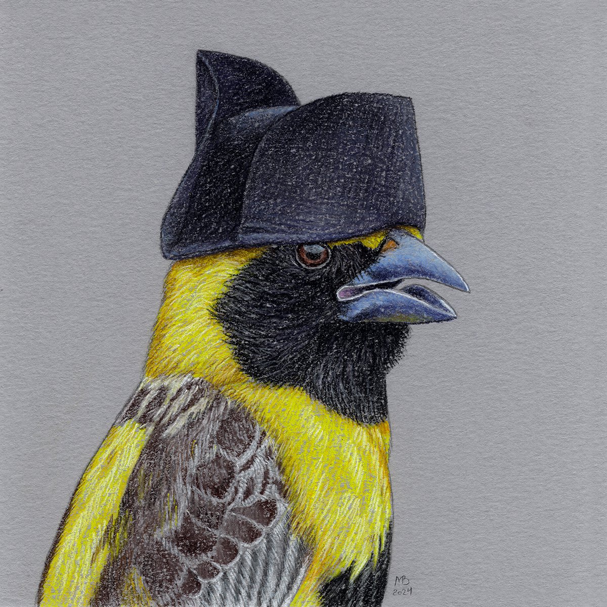 Napoleon Weaver Pastel drawing: Mikhail Vedernikov | Artfinder