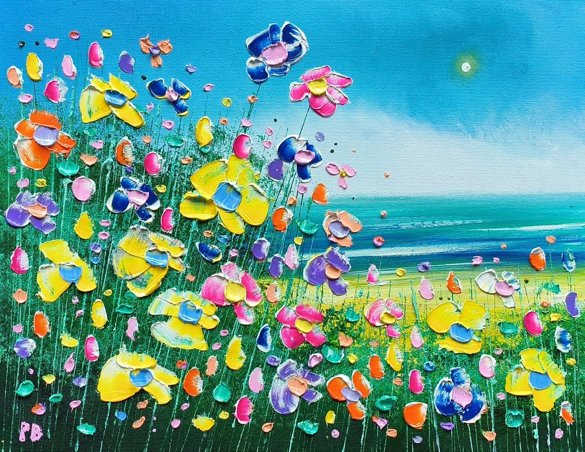 "Where We Fell in Love" - Flowers in Love Oil painting: Phil Broad ...