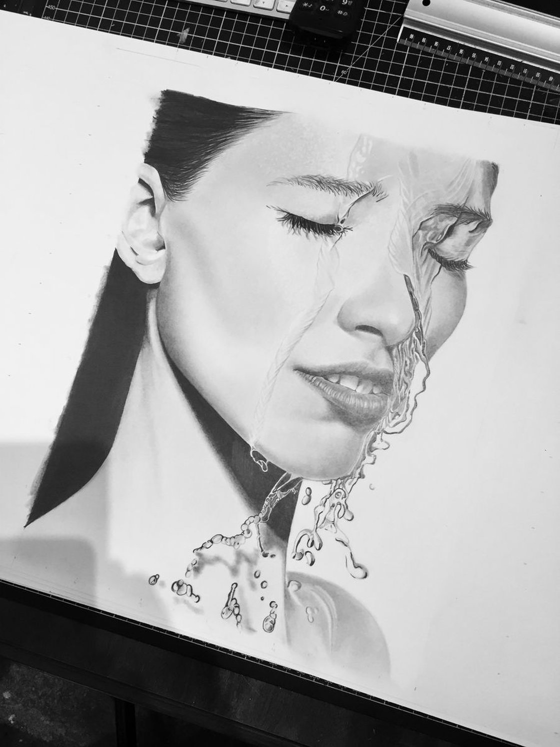 WET No. 11 Pencil drawing: Paul Stowe | Artfinder