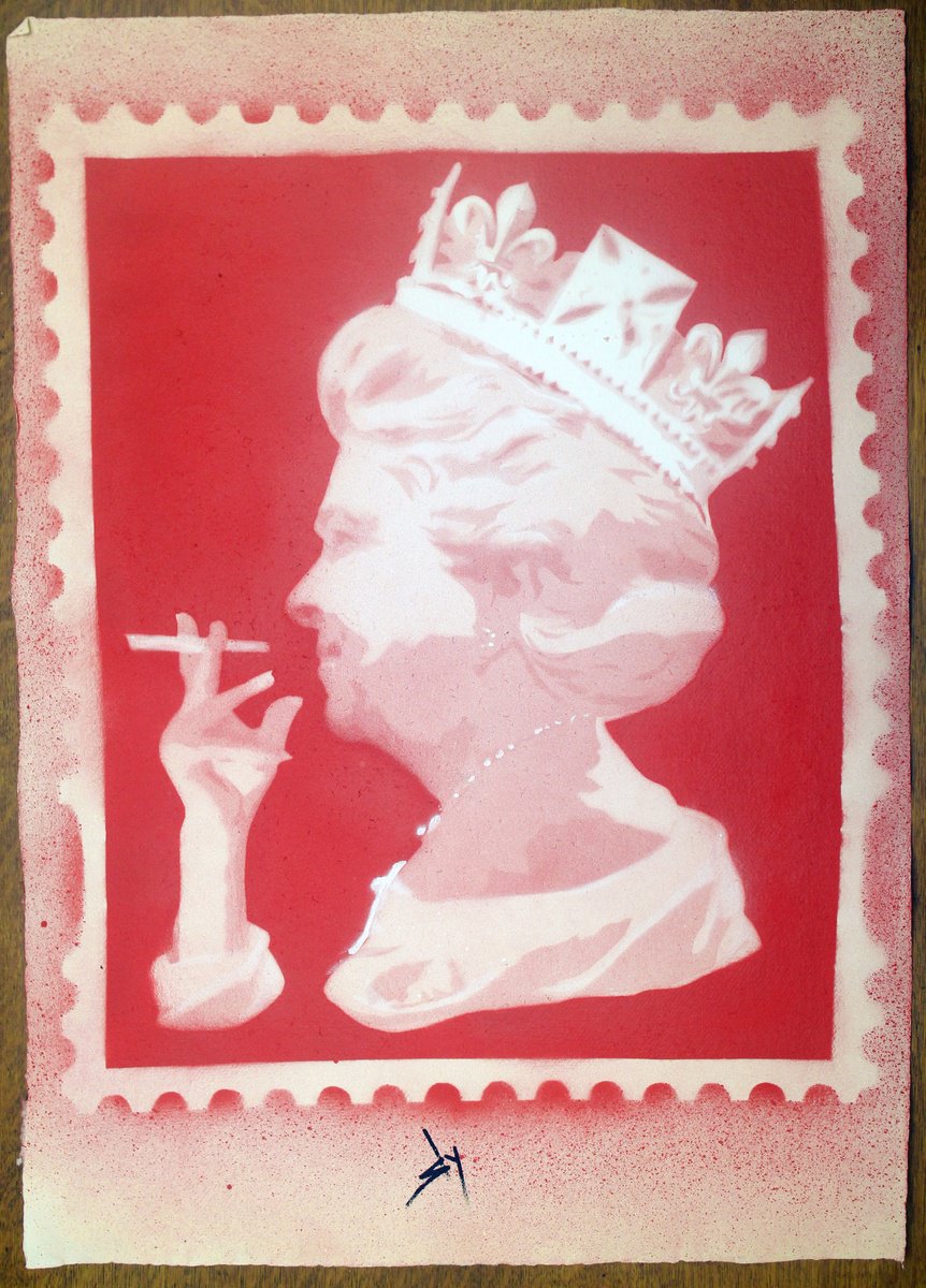 Spliff Queen (rWC). Painting: Juan Sly | Artfinder