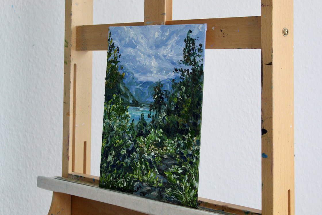 Original Oil Painting - Geiranger by Liza Illichmann