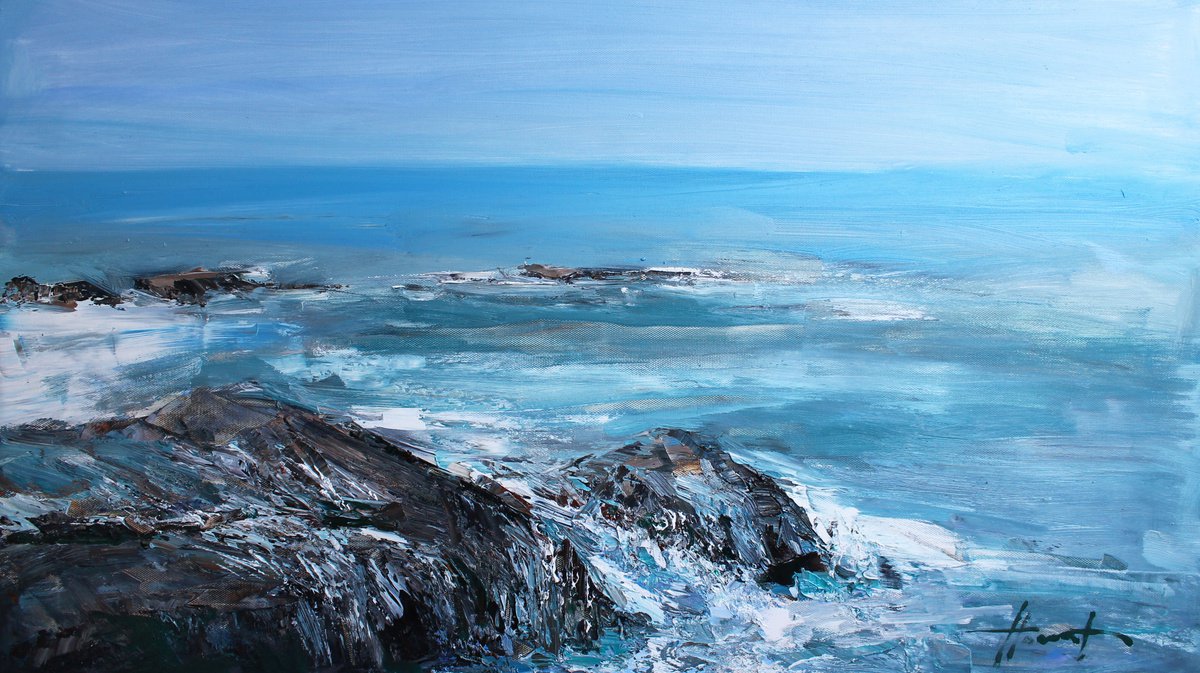 Indian Ocean 3 Oil painting by Henadzy Havartsou | Artfinder