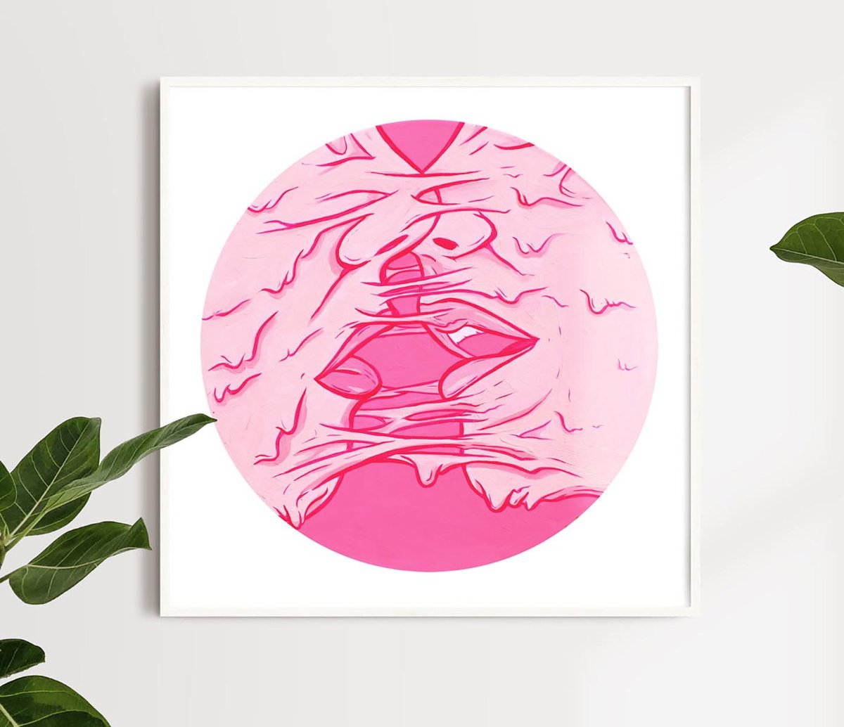 Sticky love Limited Edition Digital Art (Giclée) by Marta Zubieta ...
