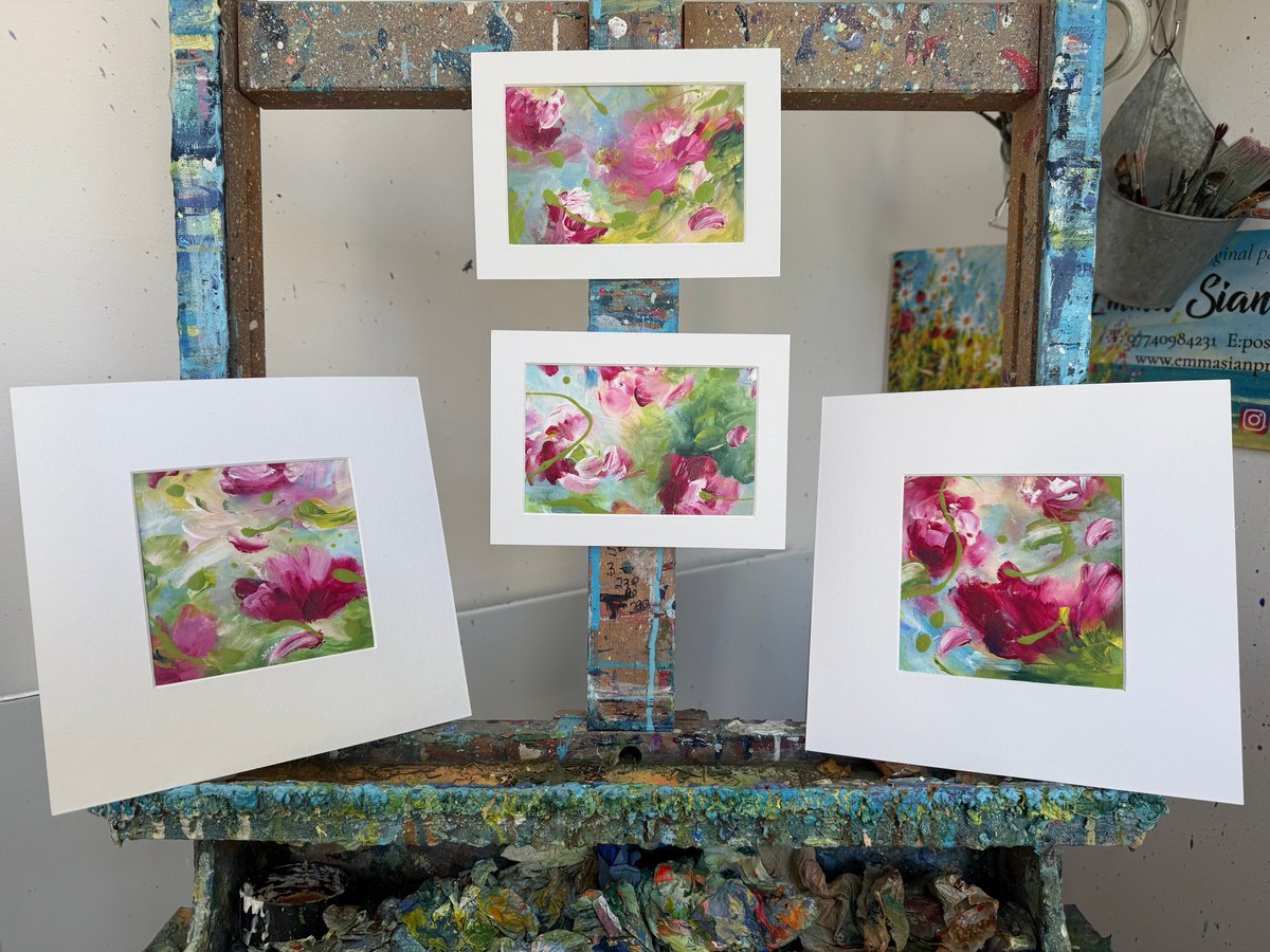 Moments in Bloom Acrylic painting: Emma Sian Pritchard | Artfinder