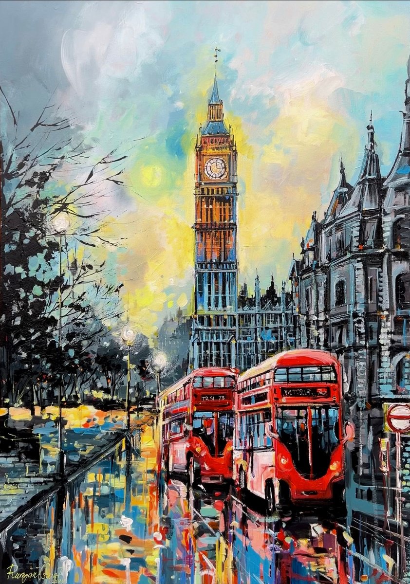 The Icon of Westminster Acrylic painting: Irina Rumyantseva | Artfinder