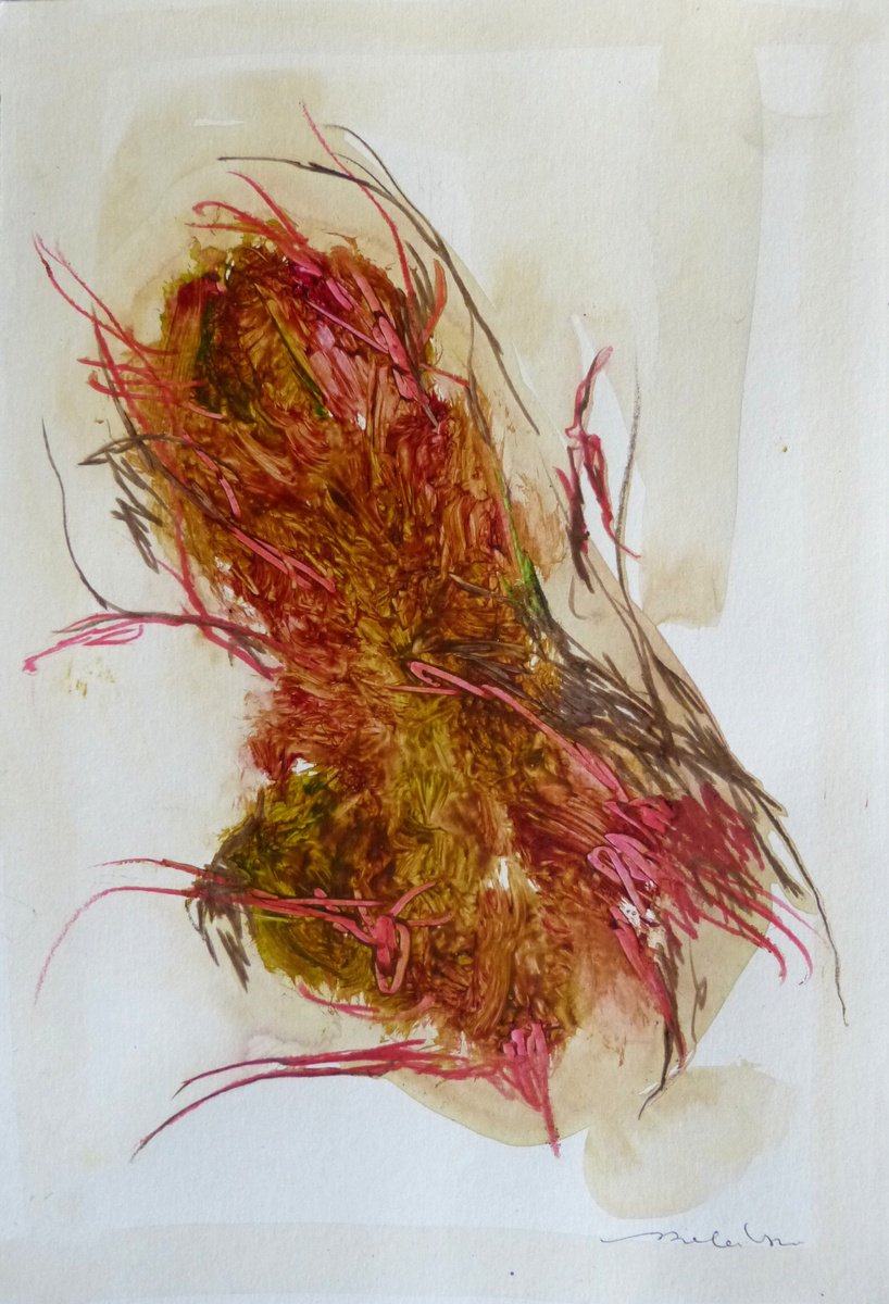 Spiky Abstract Watercolour: Frederic Belaubre | Artfinder