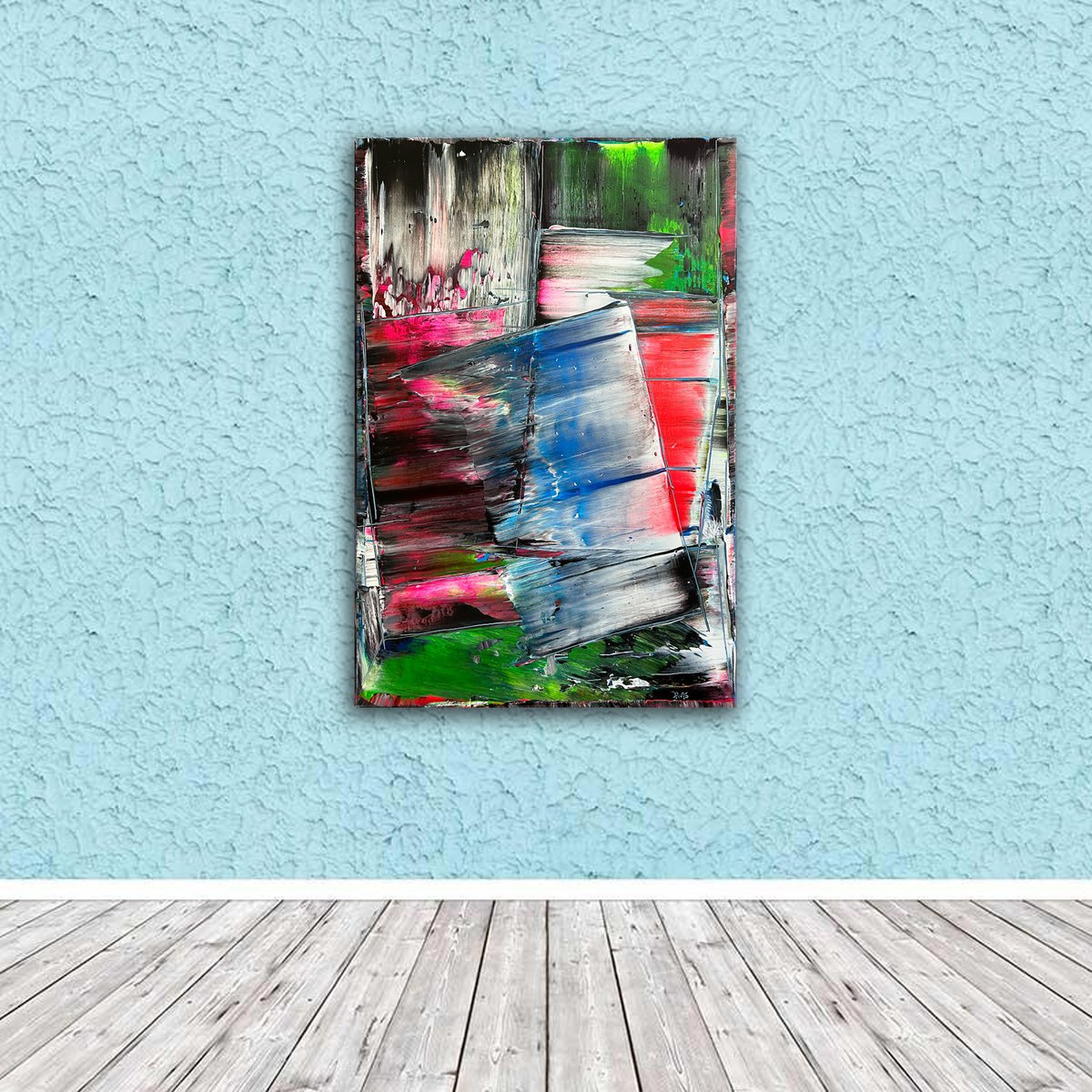 "The Fabric of Time" Acrylic painting: Preston M. Smith (PMS)