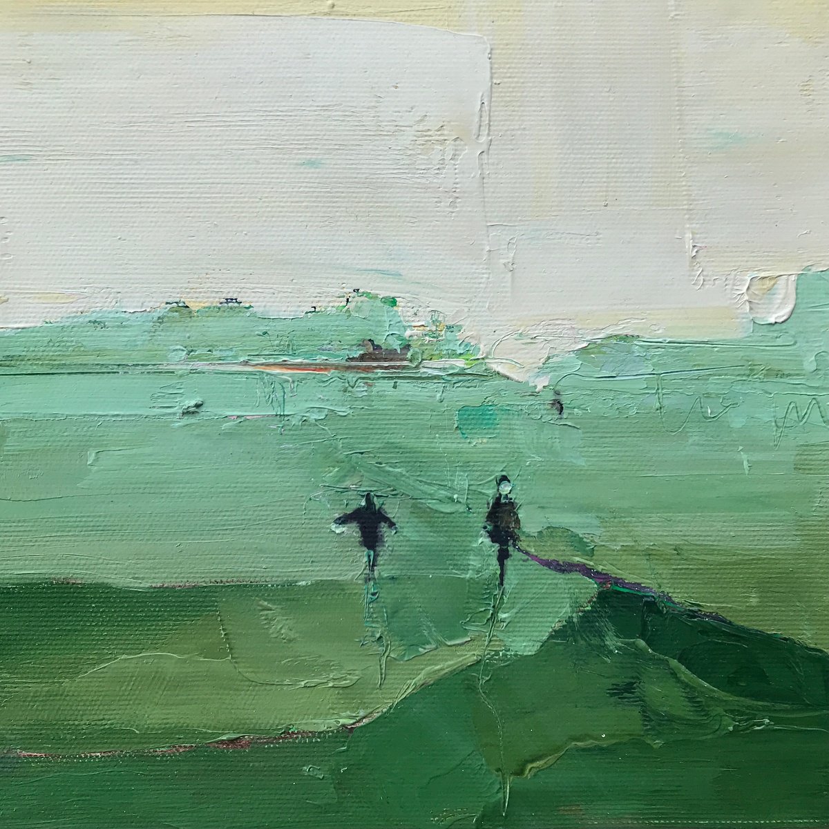 Greens Oil painting by Romuald Mulk Musiolik | Artfinder