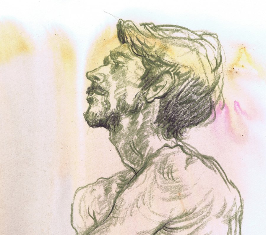 Timeless beauty of masculinity Pencil drawing: Samira Yanushkova ...